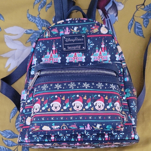 Loungefly | Bags | Loungefly Disney Holiday Mini Backpack | Poshmark